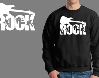 Rock Guitar Sweater - Etsy