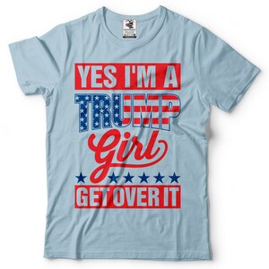 Trump Girl T-shirt Election Day Trump Support Political US President T ...