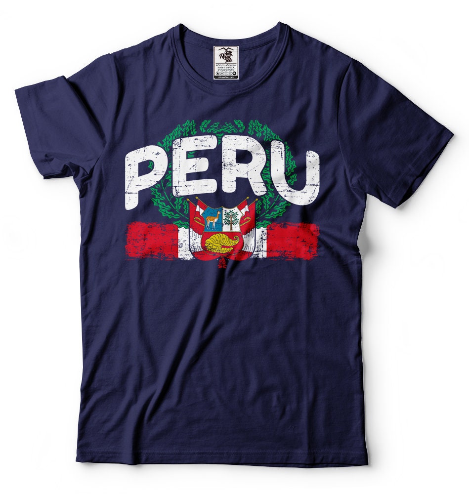 Peru T-shirt Peru Flag Peruvian Diaspora Nationality Patriotic - Etsy