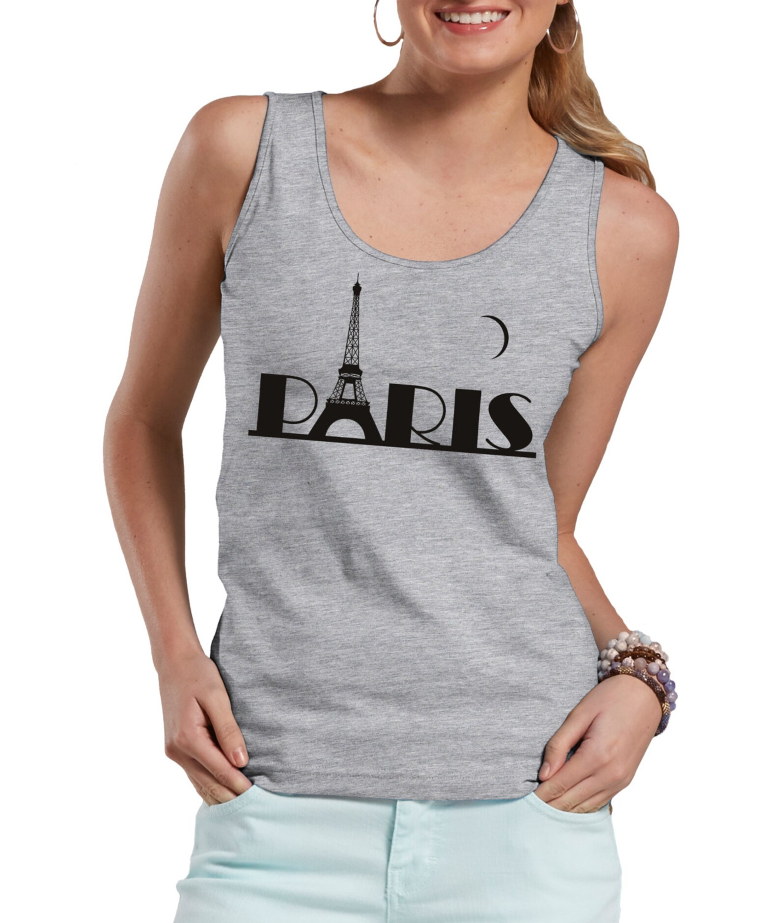 Paris Tank Top Stylish Ladies Tank Top - Etsy