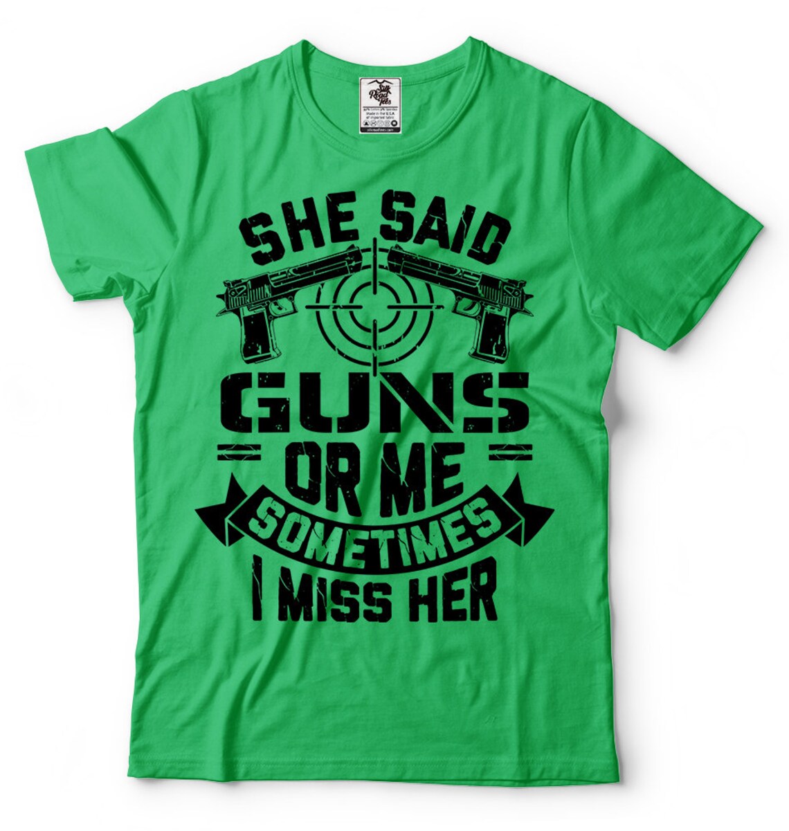 Guns T-shirt Gun Fan Funny Birthday Gift T-shirt - Etsy