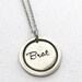 Personalized Gift brat Necklace Hand Stamped Necklace - Etsy
