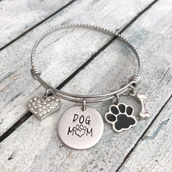 Dog Mom Bracelet - Etsy