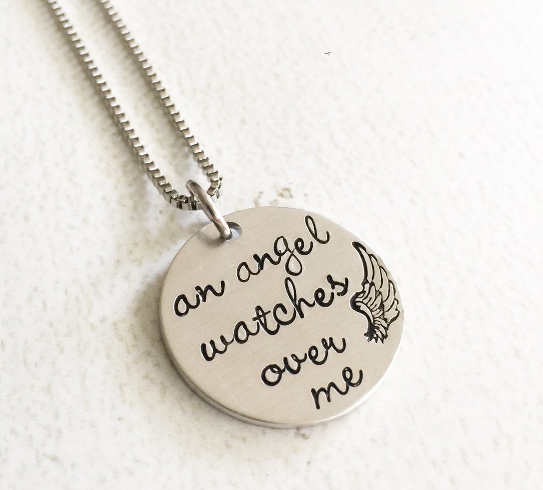 Memorial Necklace Hand Stamped Necklace Loss Necklace - Etsy