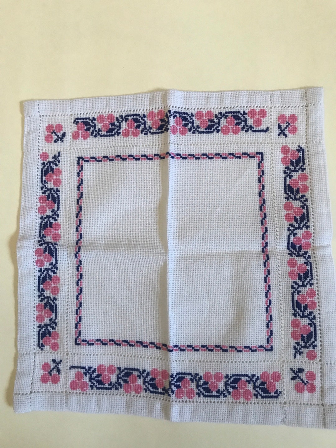 Ukrainian Handmade Napkin Cross Stitch Embroidery Ukrainian Decor ...