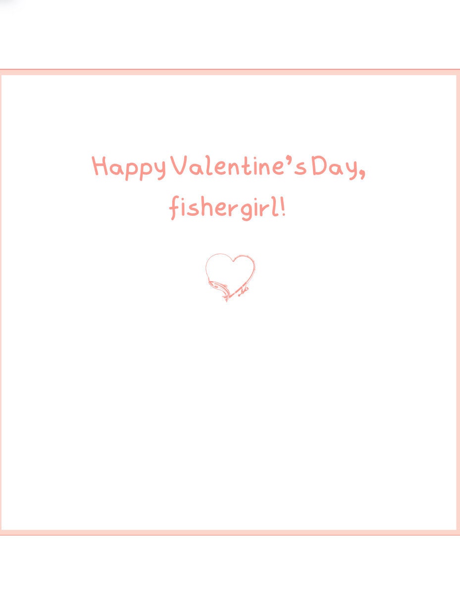 Fish Valentine Card Printable Downloadable - Etsy