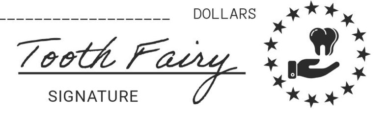 Tooth Fairy Check Printable Cheque Editable Downloadable - Etsy