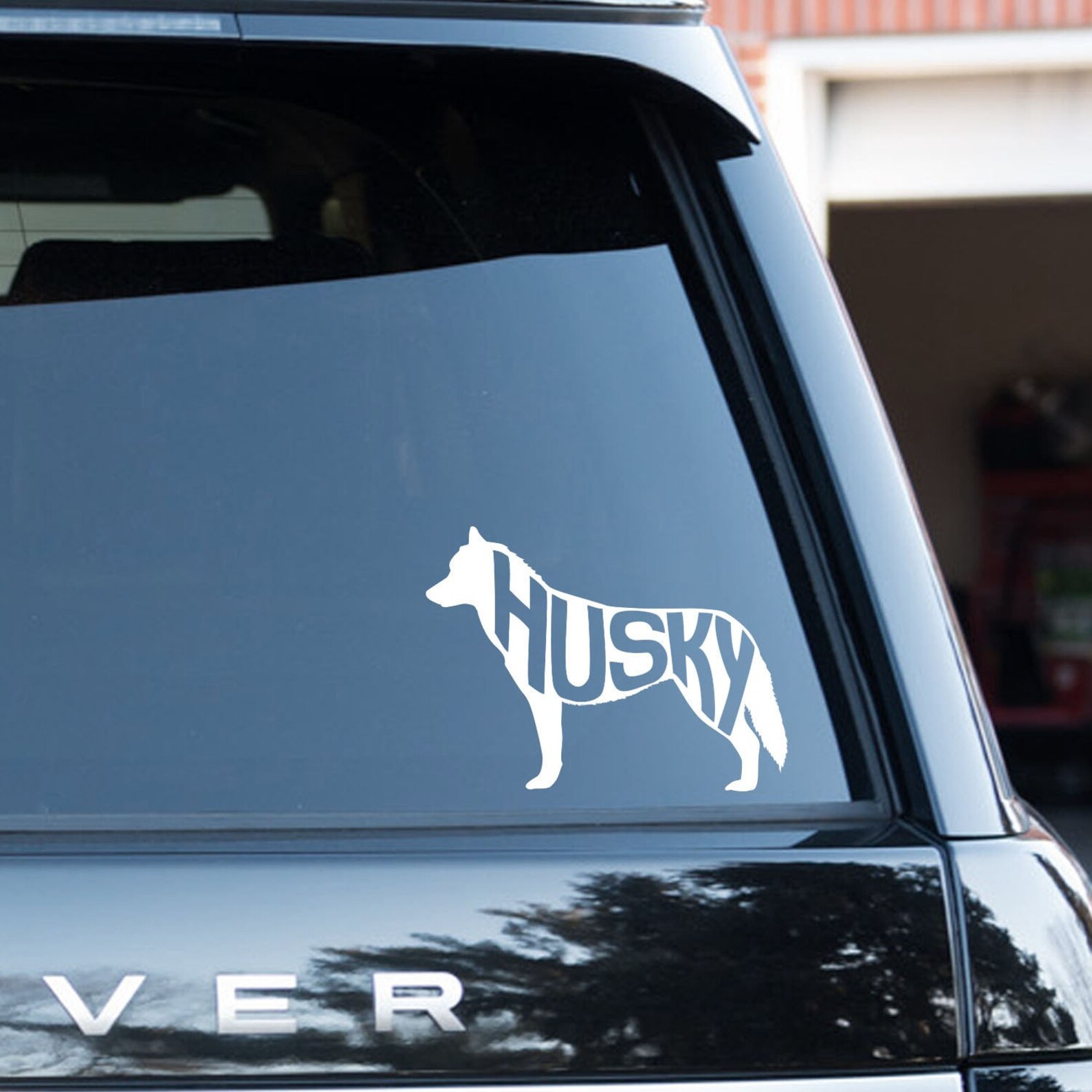 Husky / Siberian Husky Vinyl Decal With husky | Etsy