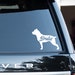 Pit Bull Vinyl Decal With Custom Name Pit Bull Terrier Vinyl - Etsy