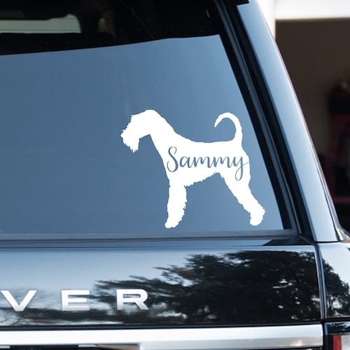 Airedale Terrier Sticker Car Decal Vinyl Decal Pet Sticker - Etsy