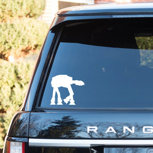 Little Girl Walking AT-AT Vinyl Decal - Etsy