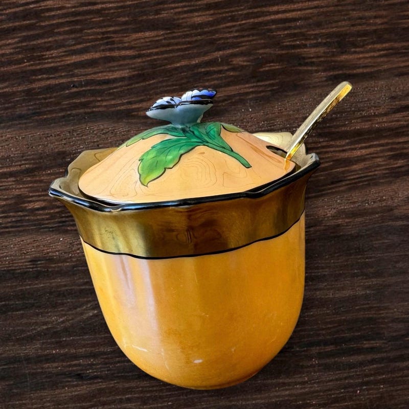 Lusterware Jar - Etsy