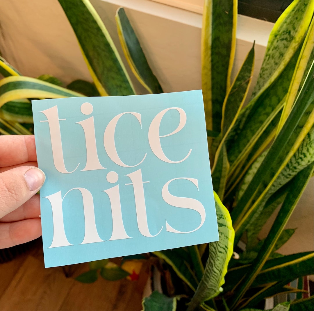 Tice Nits Car Decal - Etsy