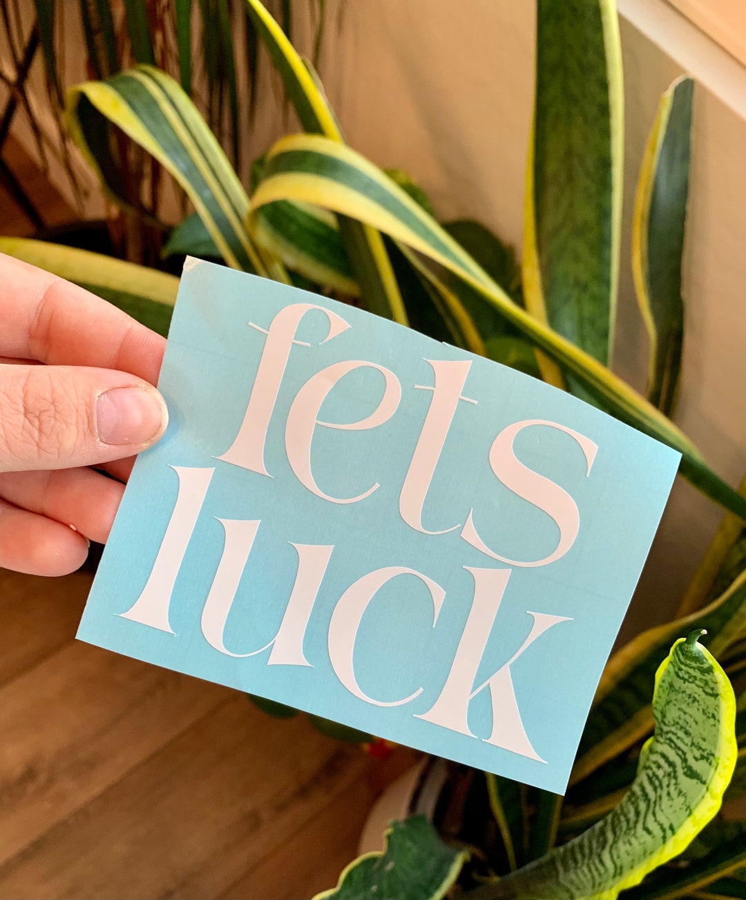 Fets Luck Car Decal - Etsy