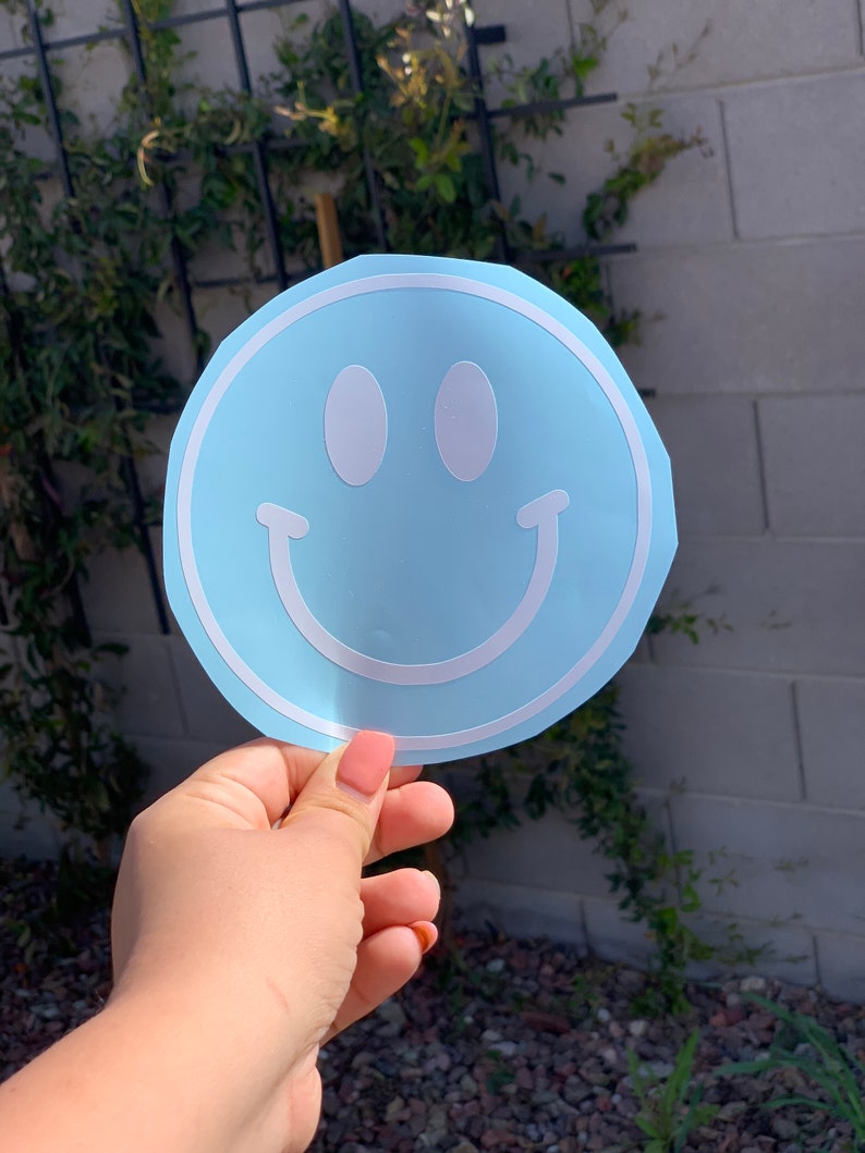 Smiley Face Car Decal Happy Car Decal Smile Decal Classic - Etsy