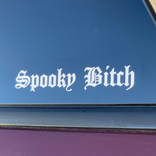 Spooky Decal Sticker - Etsy