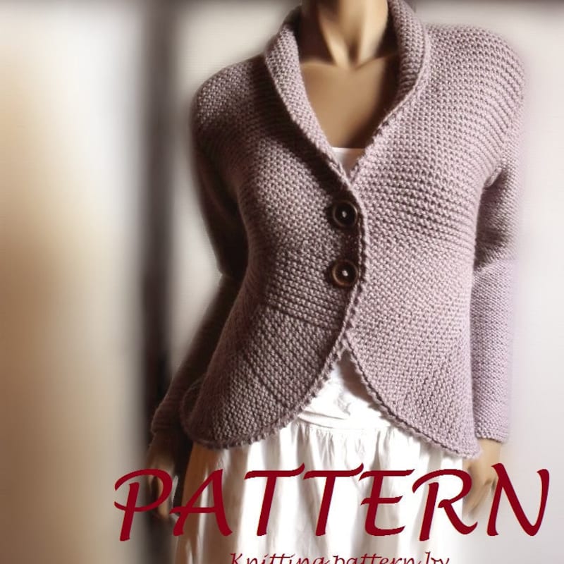 Knit Jacket Pattern - Etsy