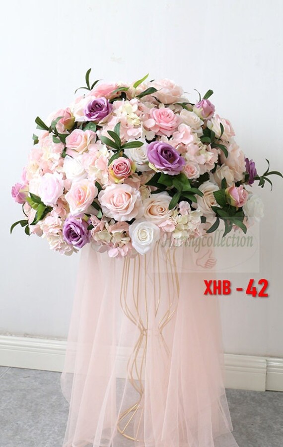 Wedding Centerpiece Power Pink Flower Wedding Flower Banquet - Etsy