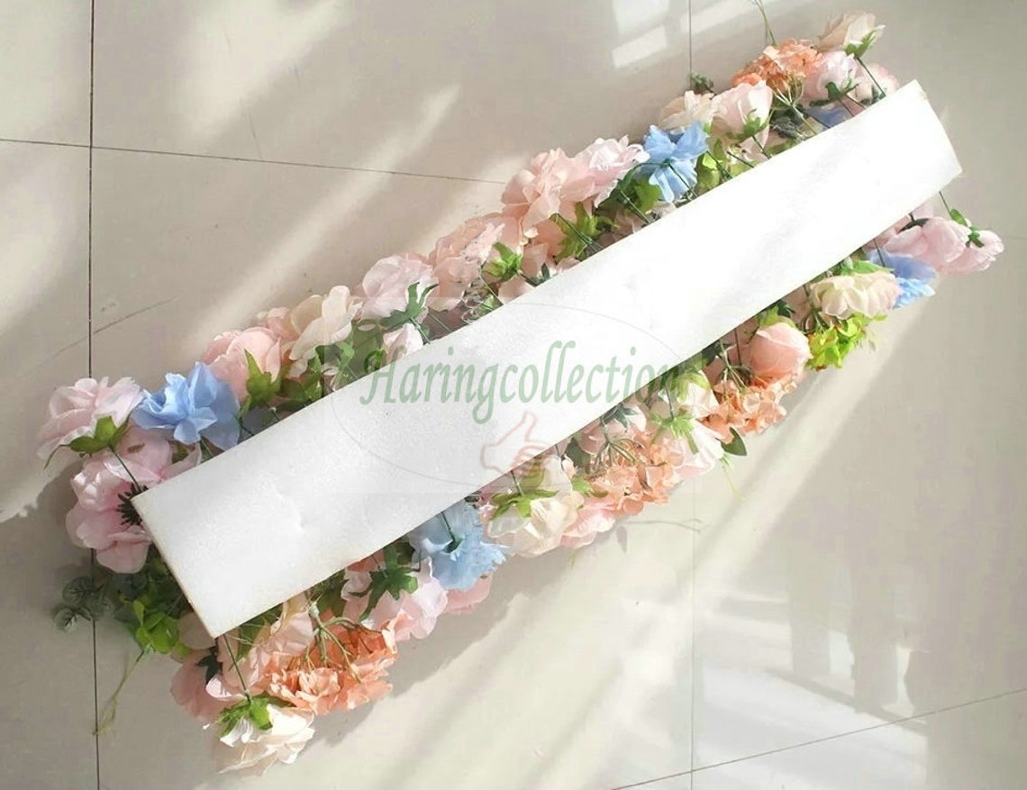 Passionate Rose Flower Garland Wedding Reception Table - Etsy