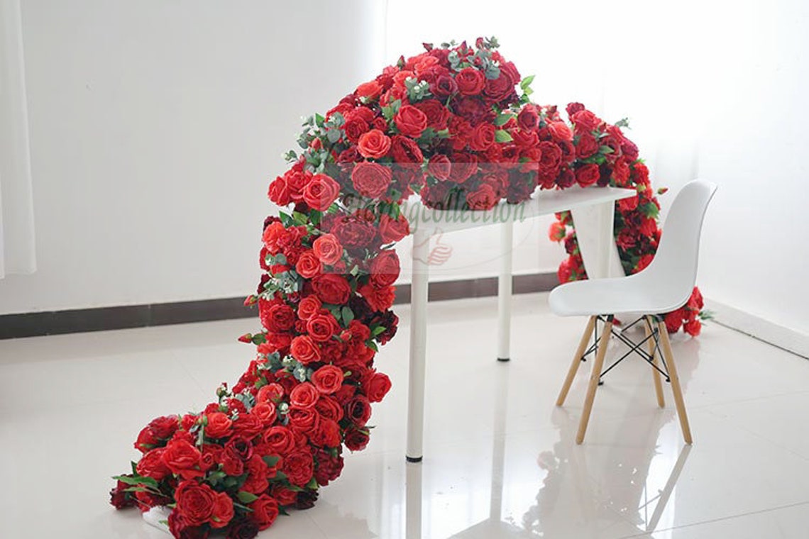 Wedding Flower Garland Custom Wedding Reception Wedding - Etsy