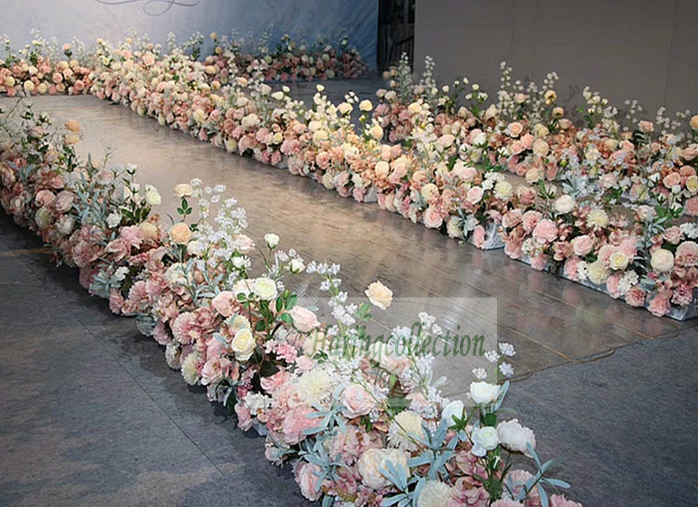 Romantic Wedding Flower Garland Custom Wedding Reception - Etsy
