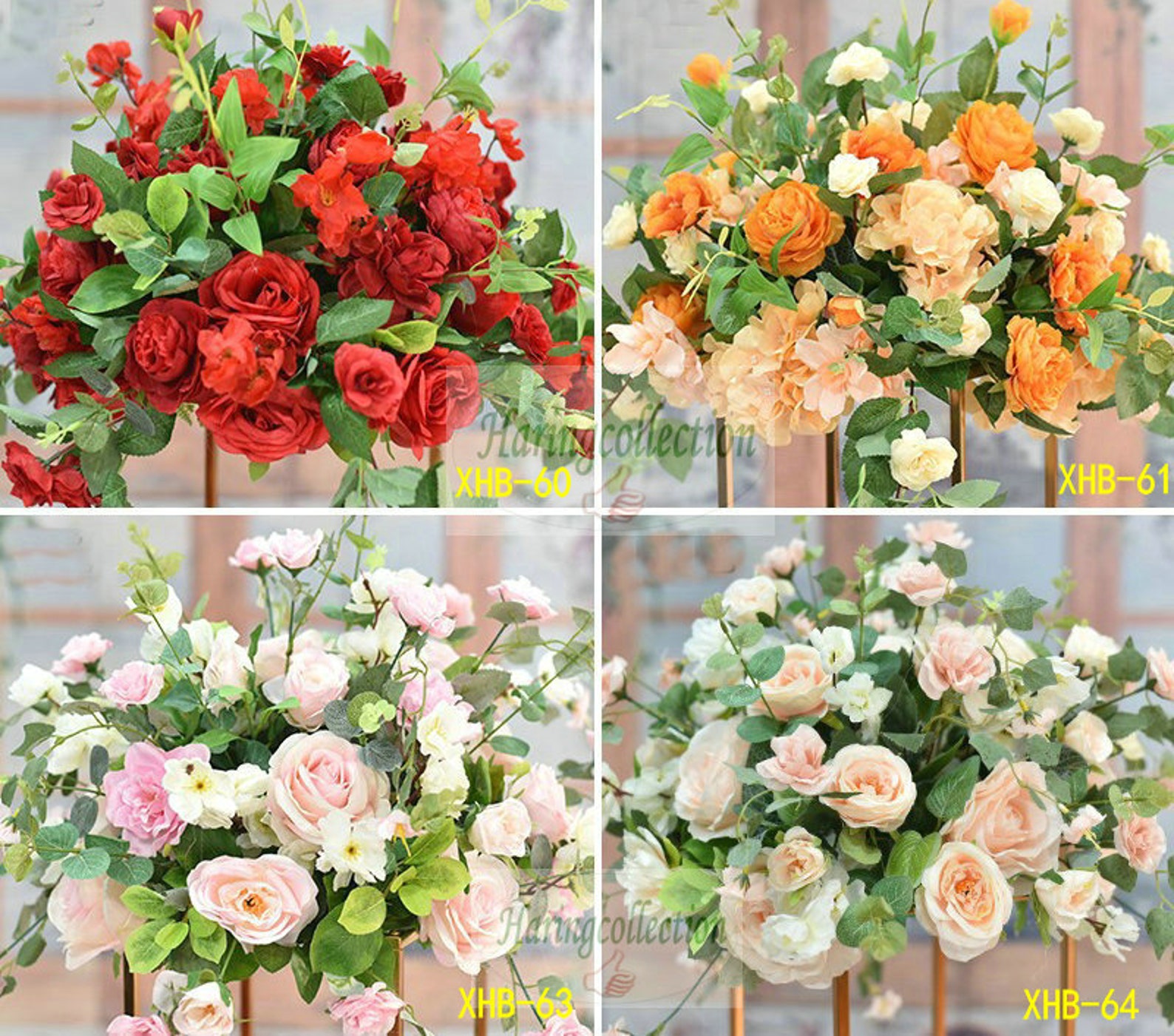 Wedding Centerpiece Power Pink Flower Wedding Flower Banquet - Etsy