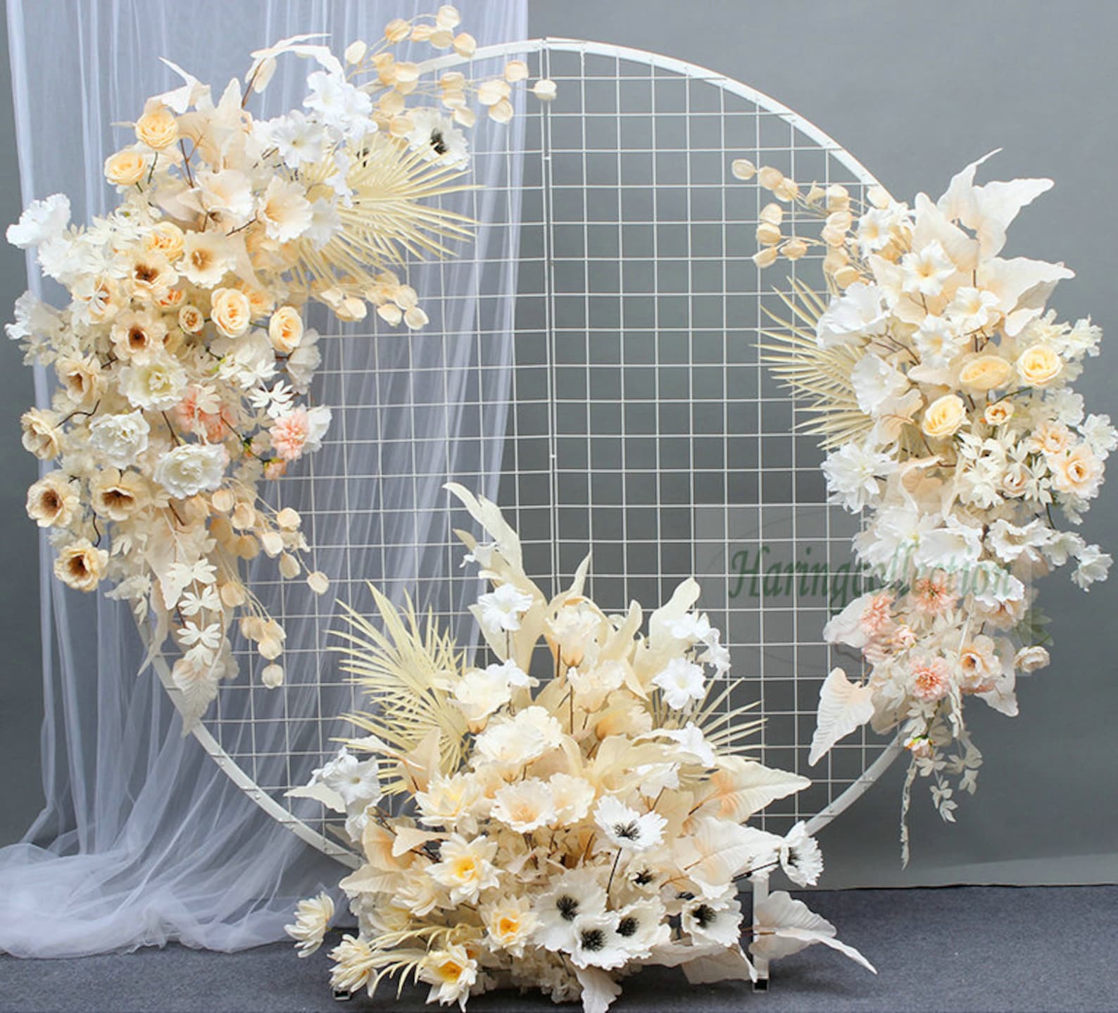 Dusty Blue Flower Arch Floral Arch Swagflower Swaground - Etsy