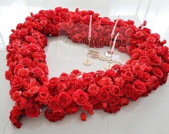 Red Rose Wedding Garland - Etsy