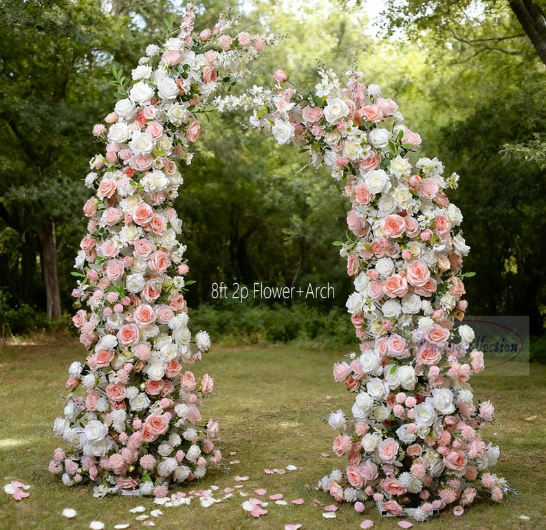 Broken Archway Backdrop Full Greenery Eucalyptus Floral Arch ...