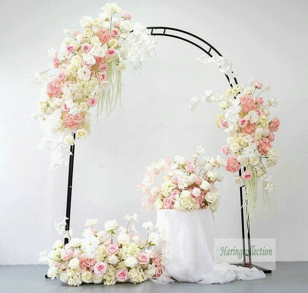 Sweet 16 Party Pink and White Arch Flwoer Fake Flowers - Etsy