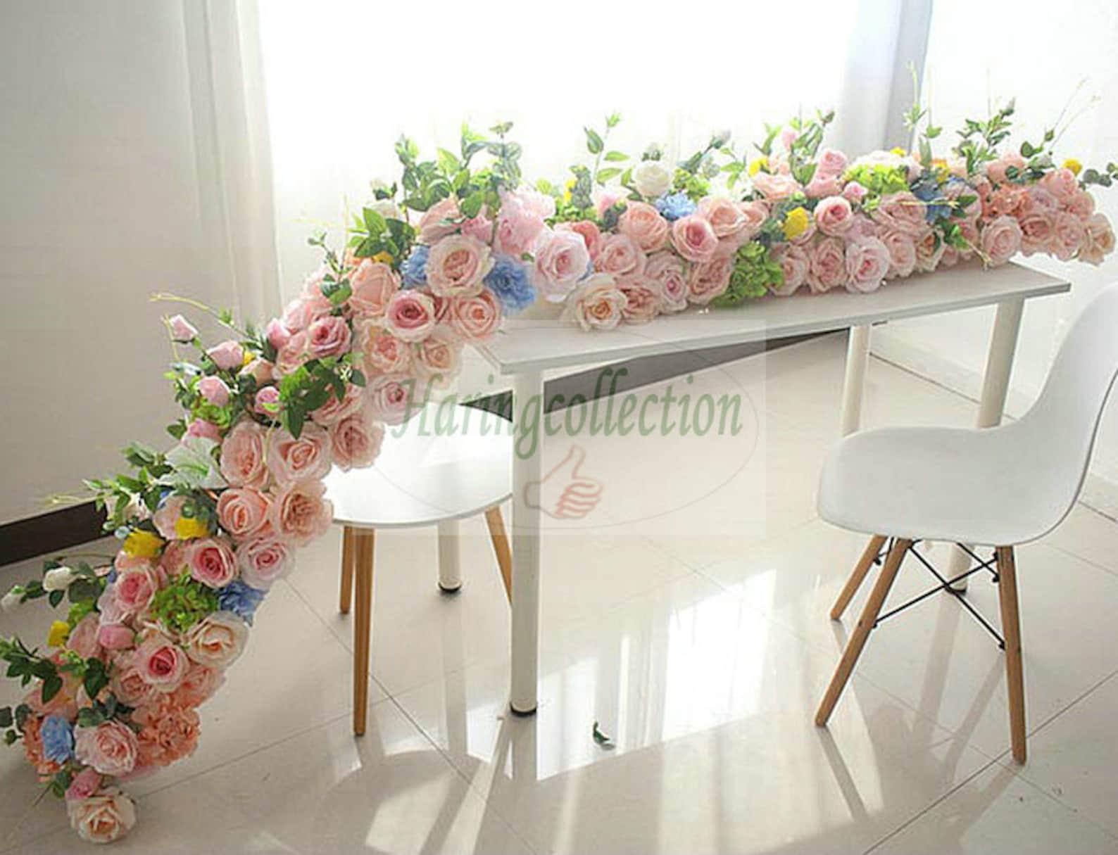 Wedding Flower Garland Custom Wedding Reception Wedding - Etsy