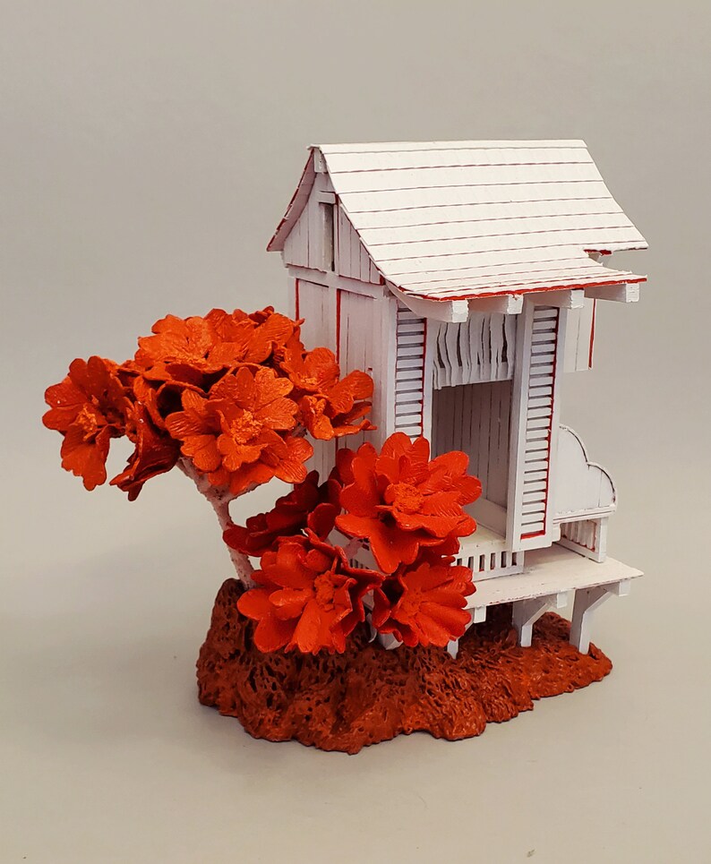 Enchanting Fantasy House Model Handcrafted Miniature Fairy Cottage ...