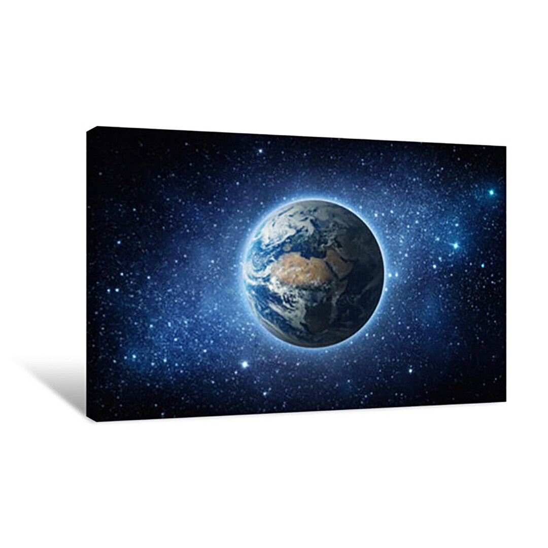 Panoramic View of the Earth Canvas Wall Art | Décor for Home & Office ...