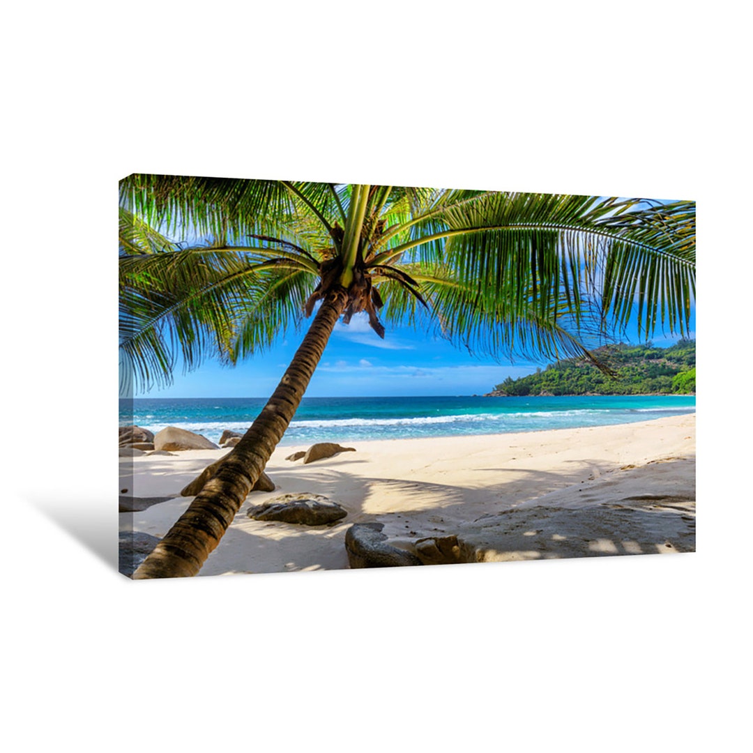Tropical Island Palm Trees Canvas Print | Décor for Home & Office ...