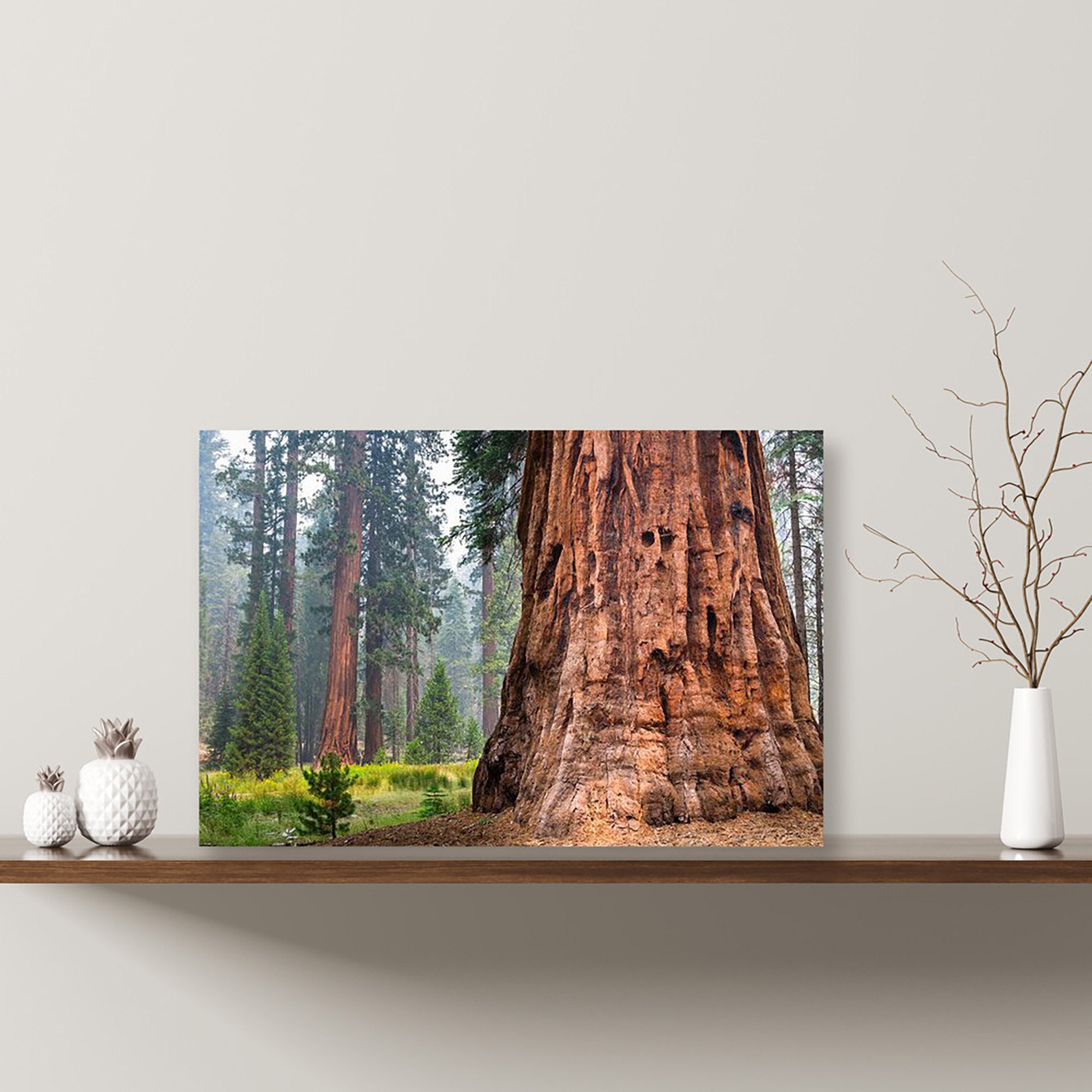 Giant Sequoia Trees in Mariposa Grove Canvas Print Wall Art Décor for ...