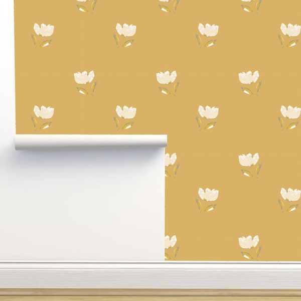 Ocra Wallpaper - Etsy