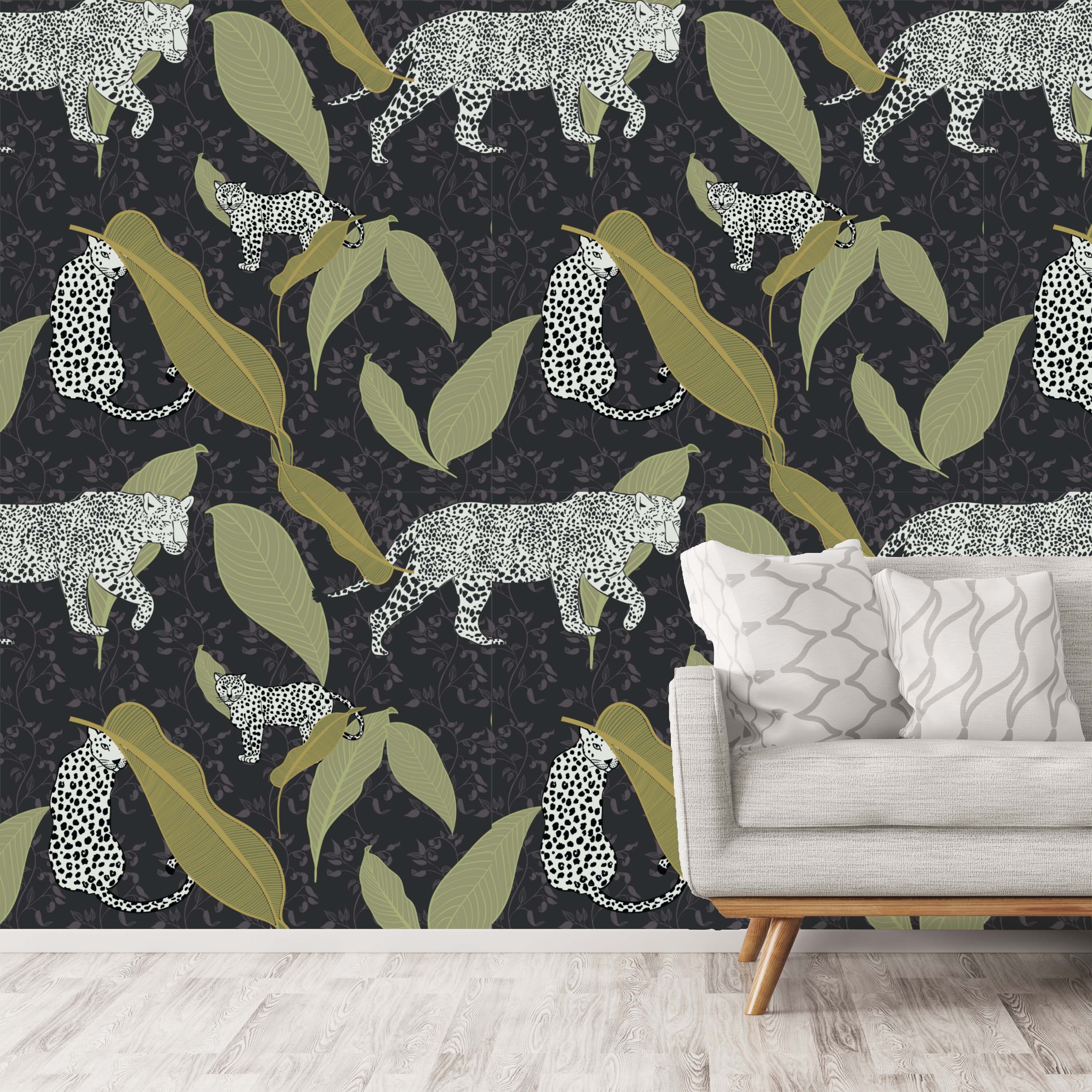 Cheetah Peel and Stick Wallpaper by Monor Designs Home Decor Wall Art ...