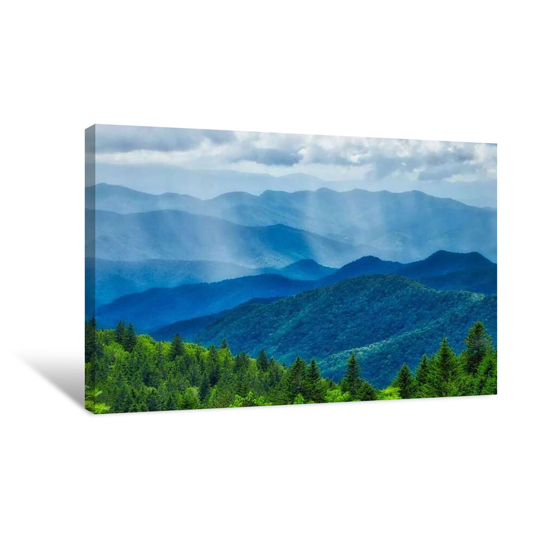Blue Ridge Parkway Canvas Wall Art | Décor for Home & Office | Canvas ...