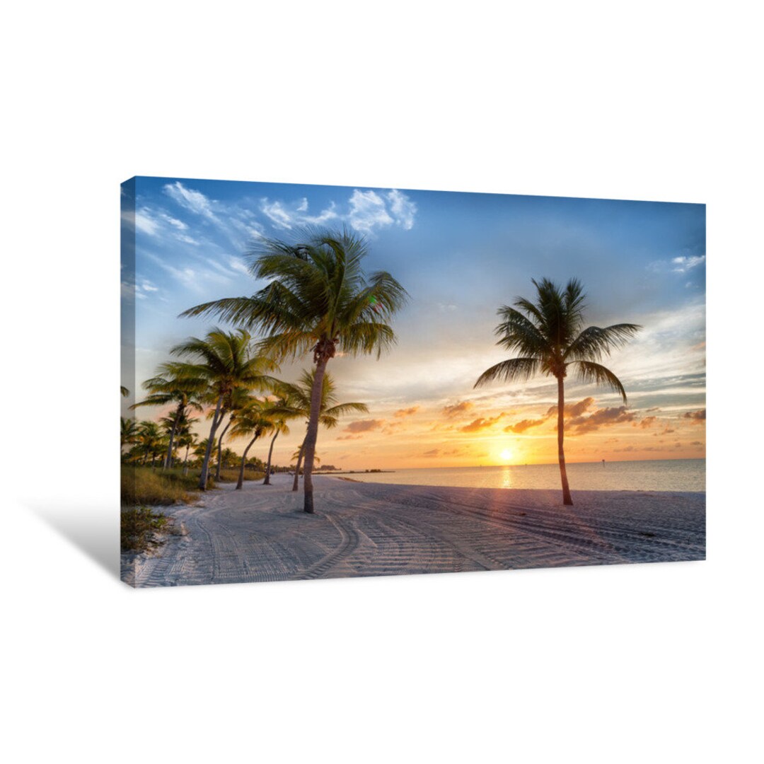 Smathers Beach Sunrise Canvas Wall Art | Décor for Home & Office ...