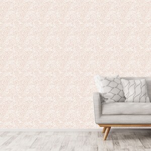 Dots on Latte Peel & Stick Wallpaper by Crystal Walen Home - Etsy