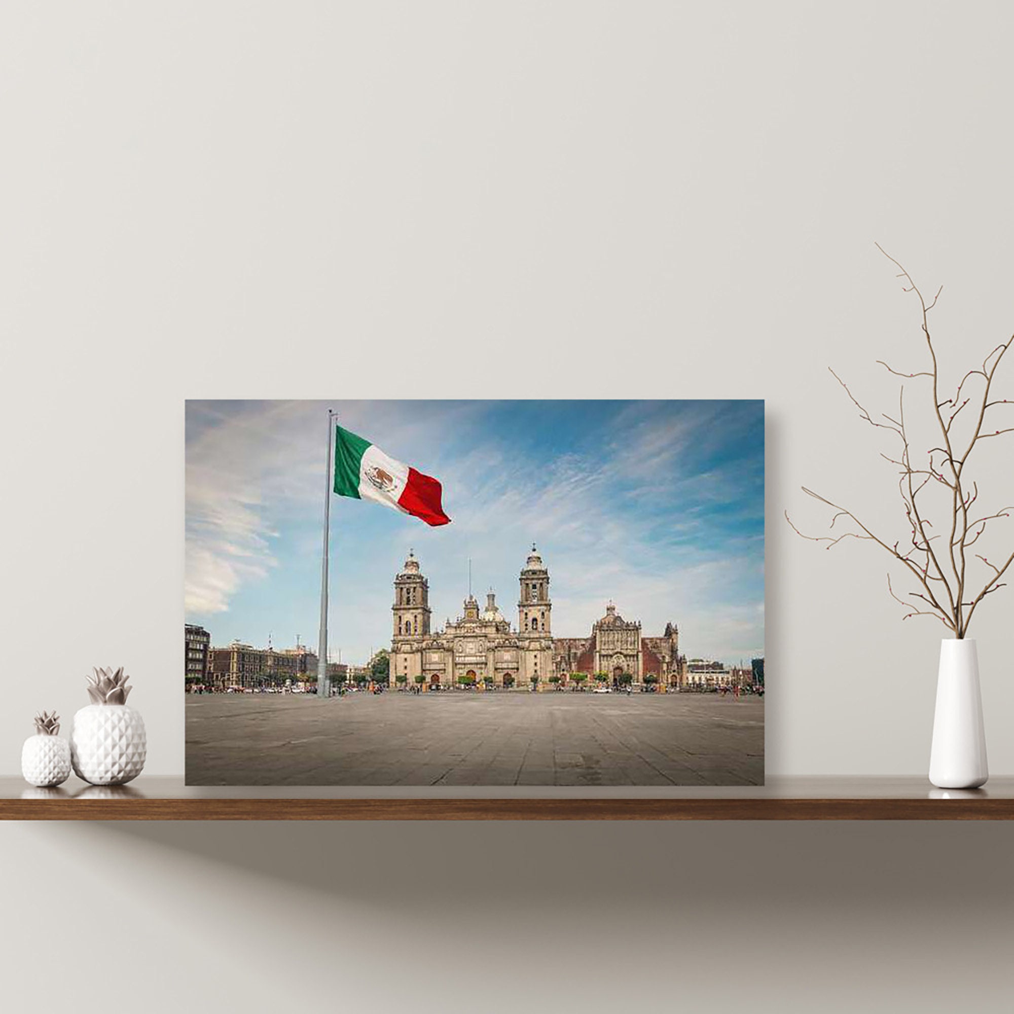 Zocalo Square Mexico City Canvas Wall Art | Décor for Home & Office ...