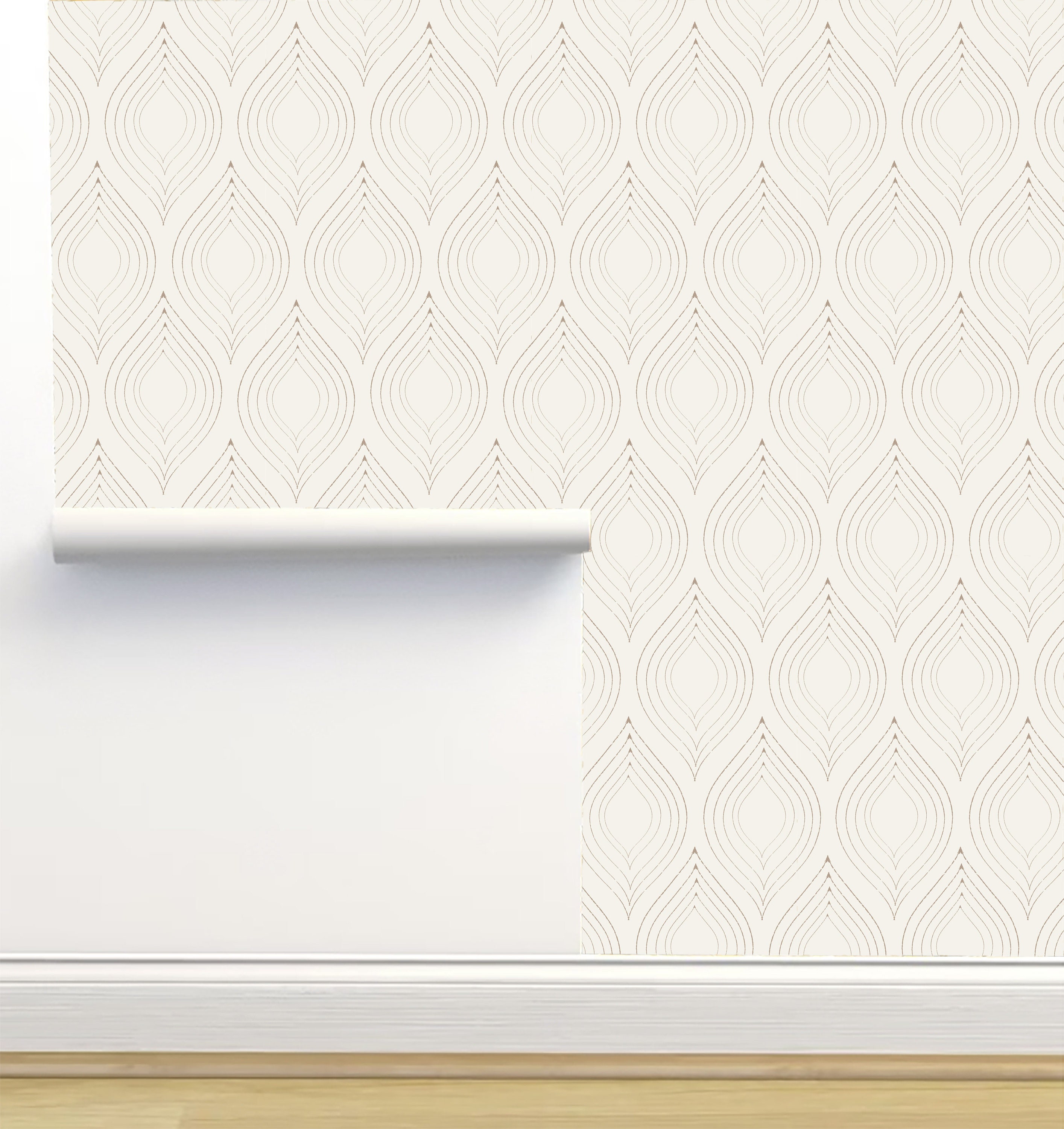 Classic White Peel and Stick Wallpaper by Monor Designs Home Decor Wall ...
