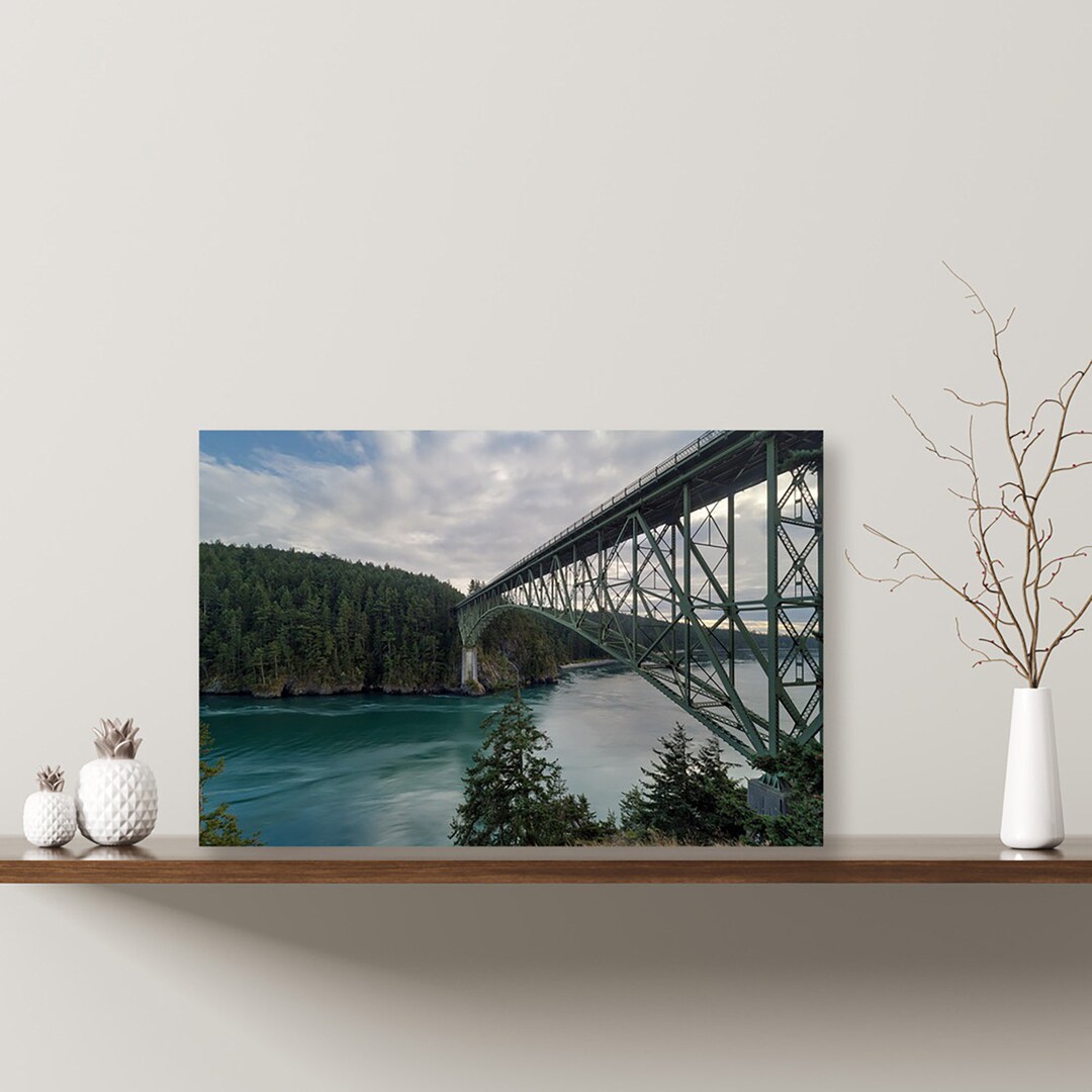 Deception Pass Bridge Canvas Wall Art | Décor for Home & Office ...