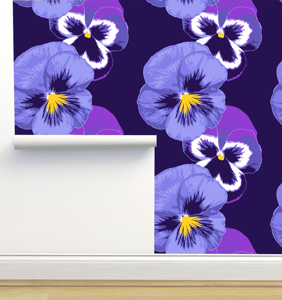Viola Peel and Stick Luxury Wallpaper by Julia Schumacher Home Decor ...