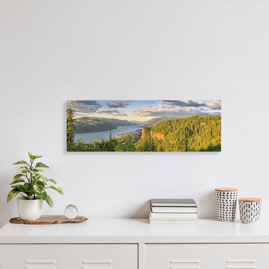 Oregon Gorge Panorama Canvas Print Wall Art | Décor for Home & Office ...
