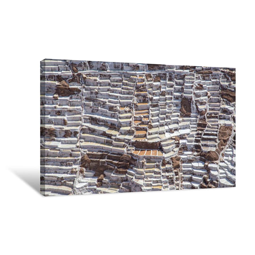 Maras Salt Mines Peru Canvas Wall Art | Décor for Home & Office ...