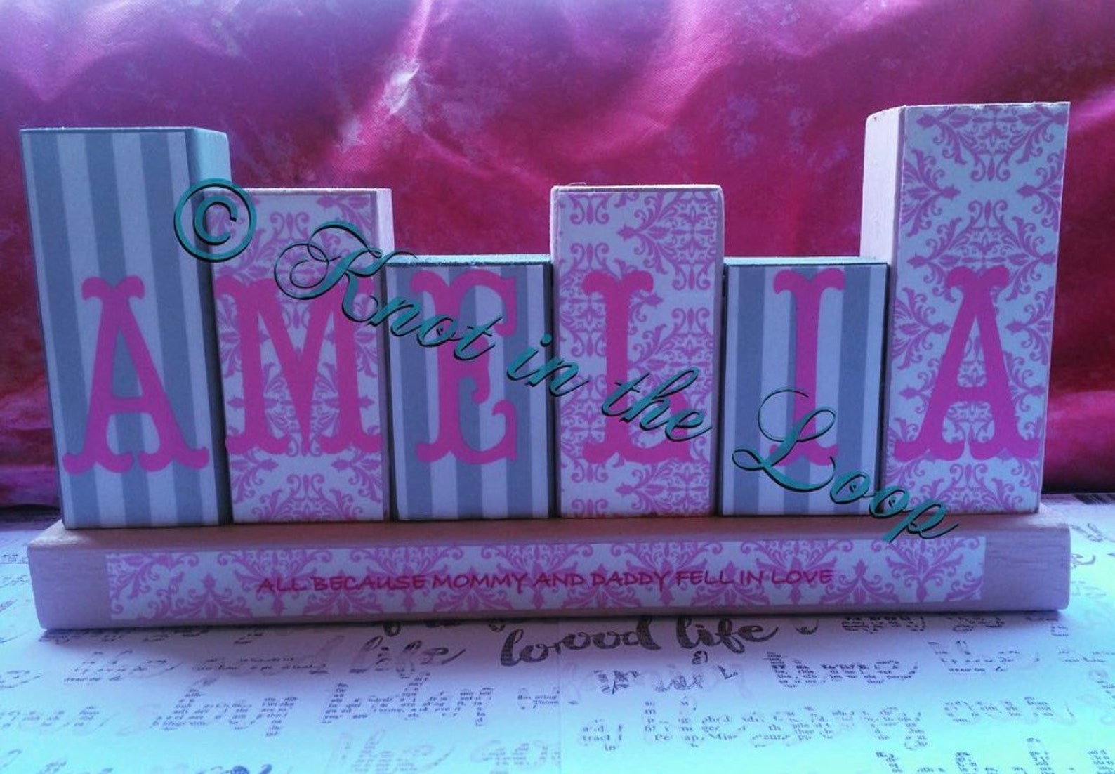 Baby Name Blocks . Nursery Name Blocks .wood Name Blocks . | Etsy