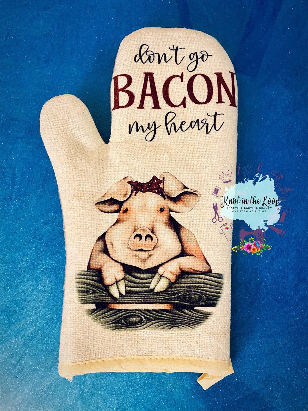 Personalized Oven Mitt . Custom Mitten . Kitchen Mitt . Kitchen Décor ...