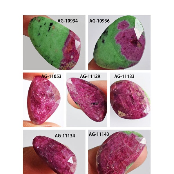 Ruby Zoisite Stone - Etsy