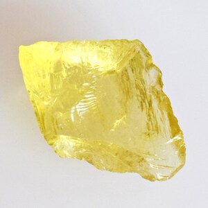 Natural Lemon Quartz Rough Size 34x21x12 MM Rock Rough | Etsy